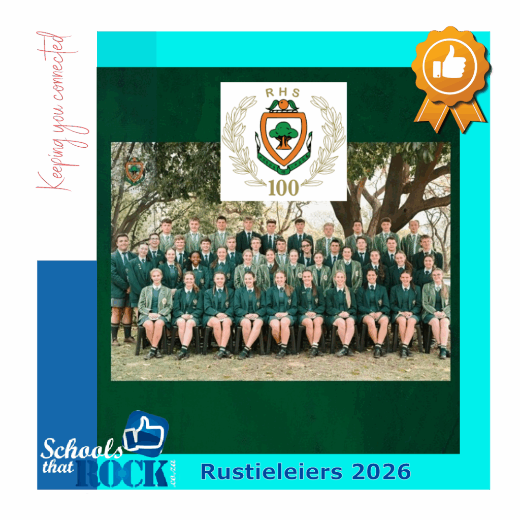Rustie-leiers 2026 - Hoërskool Rustenburg, Diensbaar lei ek