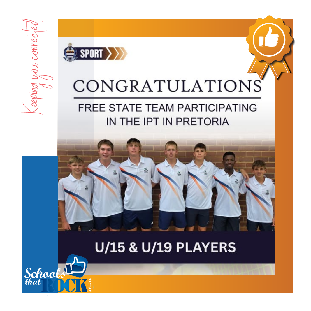 IPT in Pretoria - Grey College Players in Free State Team