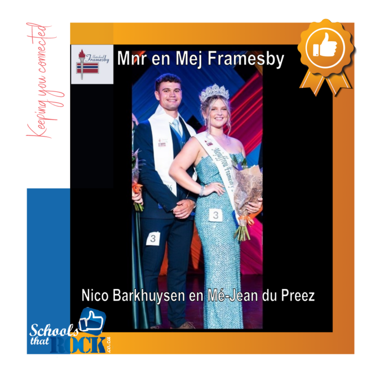 Mnr Mej Framesby Kompetisie - Hoërskool Framesby